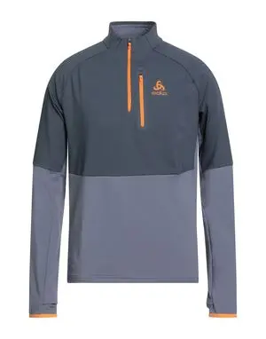ODLO Two-tone Half-zip Fleece Sweatshirt - Grey