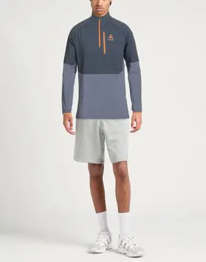 ODLO Two-tone Half-zip Fleece Sweatshirt - Grey