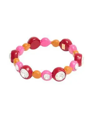 Marni Metal Bracelet With Crystals - Pink
