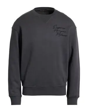 Emporio Armani Cotton-modal Fleece Sweatshirt - Grey