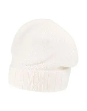 LANEUS Merino Wool Beanie - White