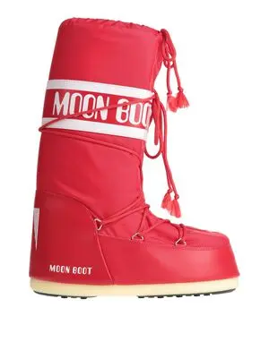 Moon Boot Boots In Textile Fibers And Synthetic Material - Red