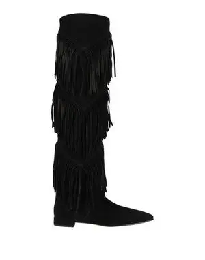 Women's Suede Fringe Boots