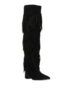 ROGER VIVIER Suede Fringe Boots