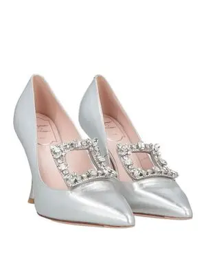 ROGER VIVIER Pumps In Leather With Crystal Appliqués