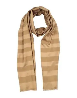 LANVIN Scarf Camel Silk, Wool - Beige