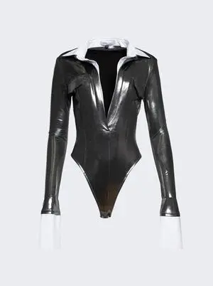 LAQUAN SMITH Long Sleeve Bodysuit