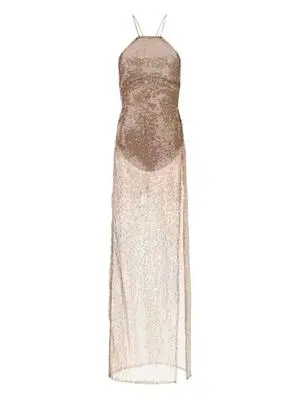 Andamane Sequin-appliqué Maxi Dress