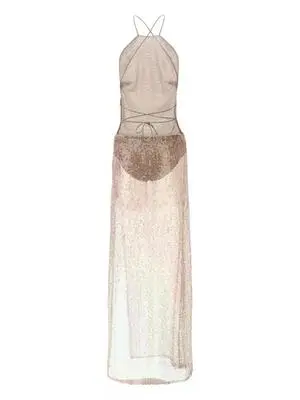 Andamane Sequin-appliqué Maxi Dress
