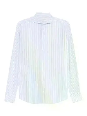 TRAIANO MILANO Striped Shirt - Blue