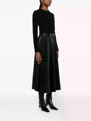 Simkhai Pleated Midi Dress - Black