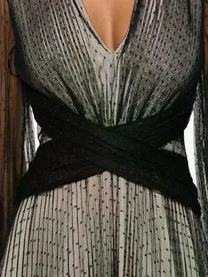 TWINSET Pleated Maxi Dress