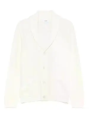 LARDINI Shawl-collar Buttoned Cardigan - Neutrals