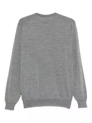 LARDINI Crew-neck Sweater - Grey