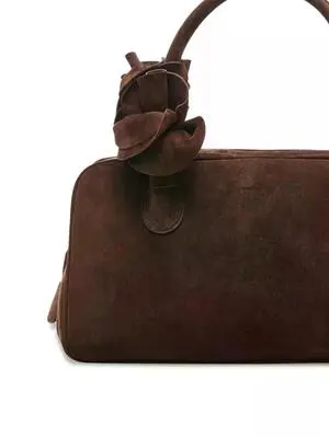 Magda Butrym Brigitte Flower-detail Tote Bag - Brown