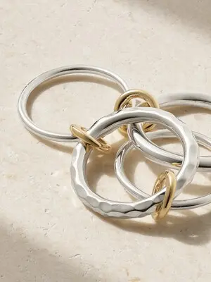 SPINELLI KILCOLLIN Cici Petite Sterling And 18-karat Gold Ring