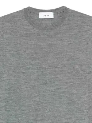 LARDINI Crew-neck Sweater - Grey