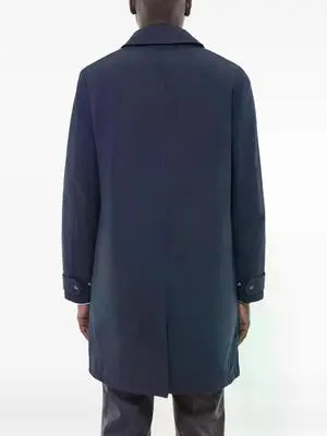 FURSAC Button-fastening Welt-pocket Trench Coat