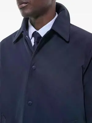 FURSAC Button-fastening Welt-pocket Trench Coat