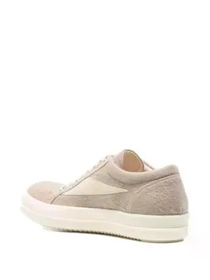 Rick Owens Suede Sneakers - Neutrals