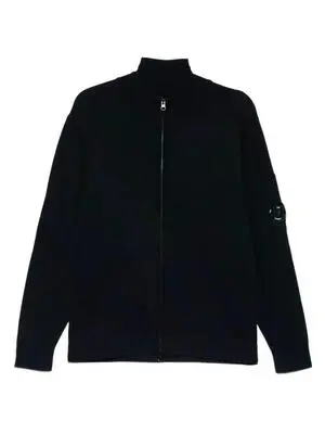 C.P. COMPANY Logo-patch Sweater - Black