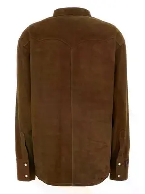 LOIS Chest-pocket Suede Shirt