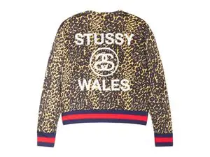 StÜssy X Wales Bonner Leopard Sweater