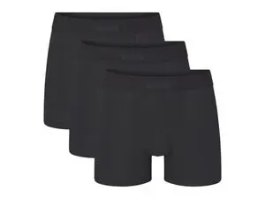 SKIMS 3 Cotton Boxer Brief - Onyx
