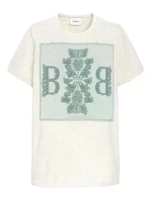 BARRIE Logo-patch T-shirt - Grey
