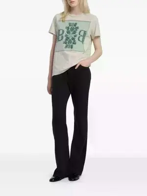 BARRIE Logo-patch T-shirt - Grey