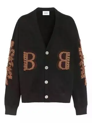 BARRIE Logo-embroidered Cardigan