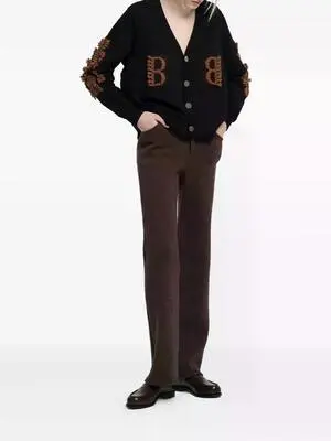 BARRIE Logo-embroidered Cardigan