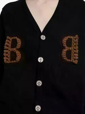 BARRIE Logo-embroidered Cardigan