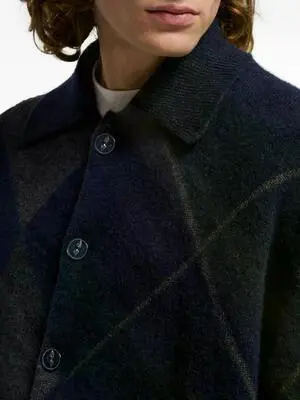 BARRIE Argyle Cardigan - Grey