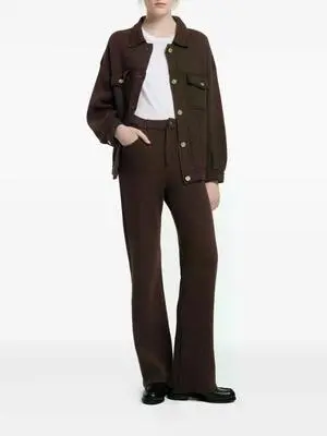 BARRIE Knitted Jacket - Brown