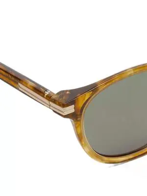 Zegna Round-frame Sunglasses - Brown