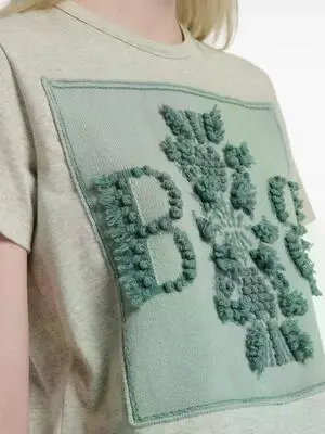BARRIE Logo-patch T-shirt - Grey