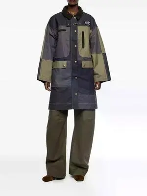 Bimba Y Lola Embroidered-logo Coat