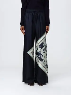 Paul Smith Printed Wide Leg Trousers - Blue