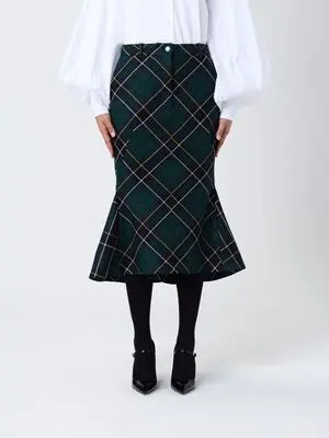 Alexander McQueen Plaid Skirt