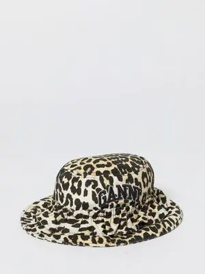 GANNI Bucket Hat - Brown