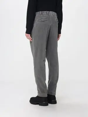 PT TORINO Pleated Corduroy Trousers - Grey