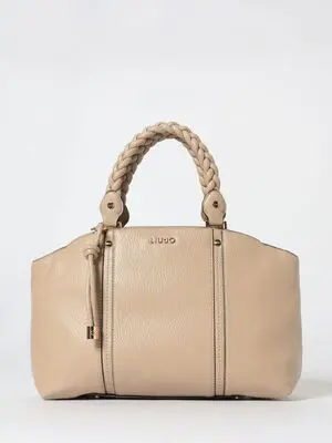 Liu Jo Braided Handle Satchel - Beige