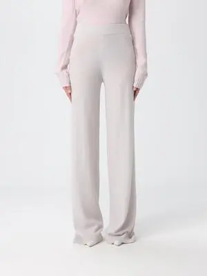ALLUDE Wide Leg Knit Pants - Grey