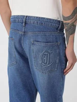 Just Cavalli Embossed Logo Jeans
