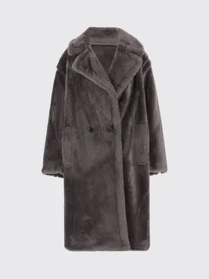 STAND STUDIO Fur Coat - Grey