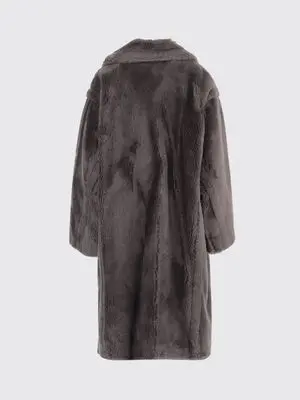 STAND STUDIO Fur Coat - Grey