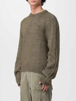 Our Legacy Ribbed Knit Crewneck Sweater - Olive