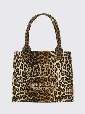 GANNI Printed Tote Bag - Multicolor