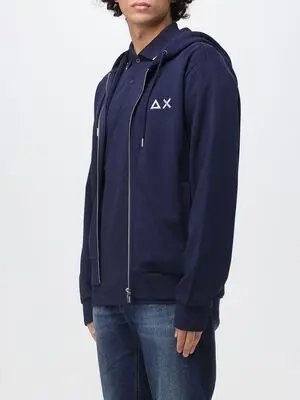 SUN 68 Full Zip Sweatshirt - Blue